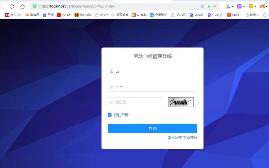 ...ElementUI+Springboot劳动仲裁法院纠纷调解系统毕业源码案例设计