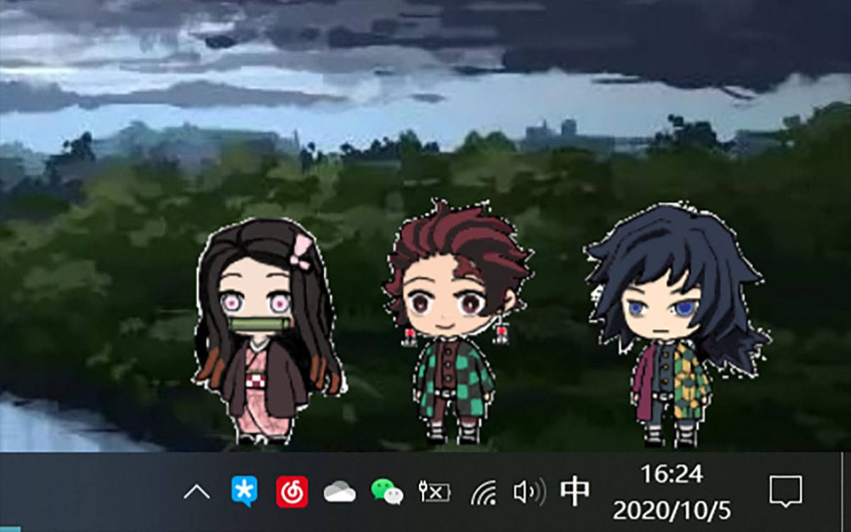 【守一】用Python编写的桌宠免费领取 鬼灭之刃系列