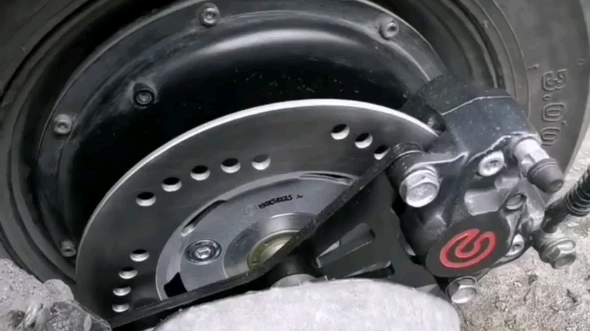 绿源国标电动车改装大螃蟹卡钳➕190盘,定制转接码,提升制动性能,0磨...