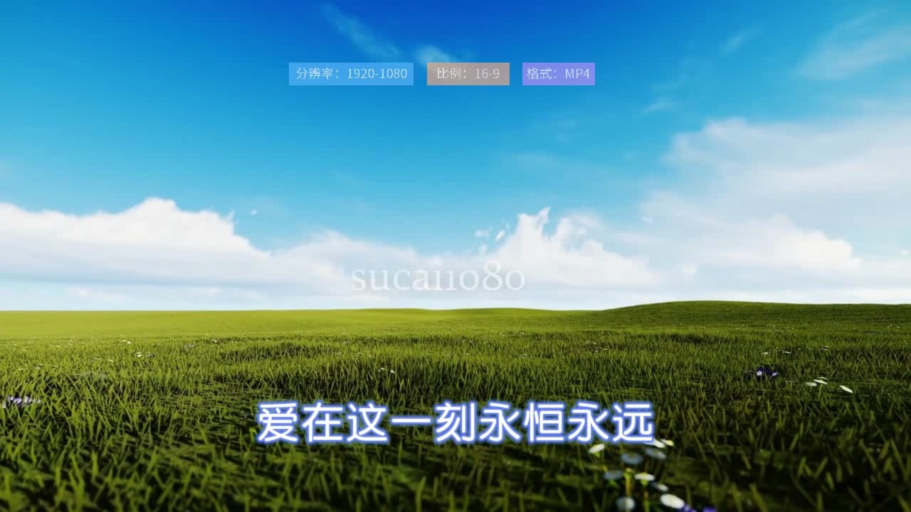 3172手心里的温柔 刀郎草原歌曲晚会演出LED大屏幕背景视频素材