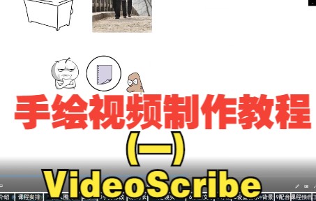 手绘视频制作教程(一)VideoScribe软件使用,自媒体制作必备,不用出镜,...