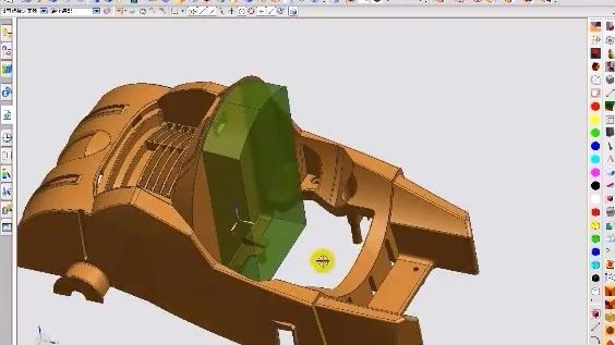 UG模具设计视频之33D结构设计的特点及大斜顶的画法(4)