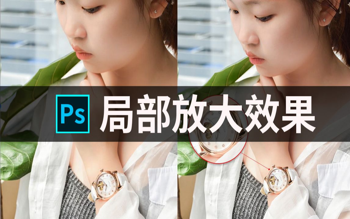 【ps教程】局部放大的小技巧,超级实用哦~