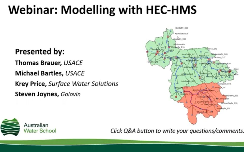 USACE美国陆军工程兵团HEC-HMS模型讲解