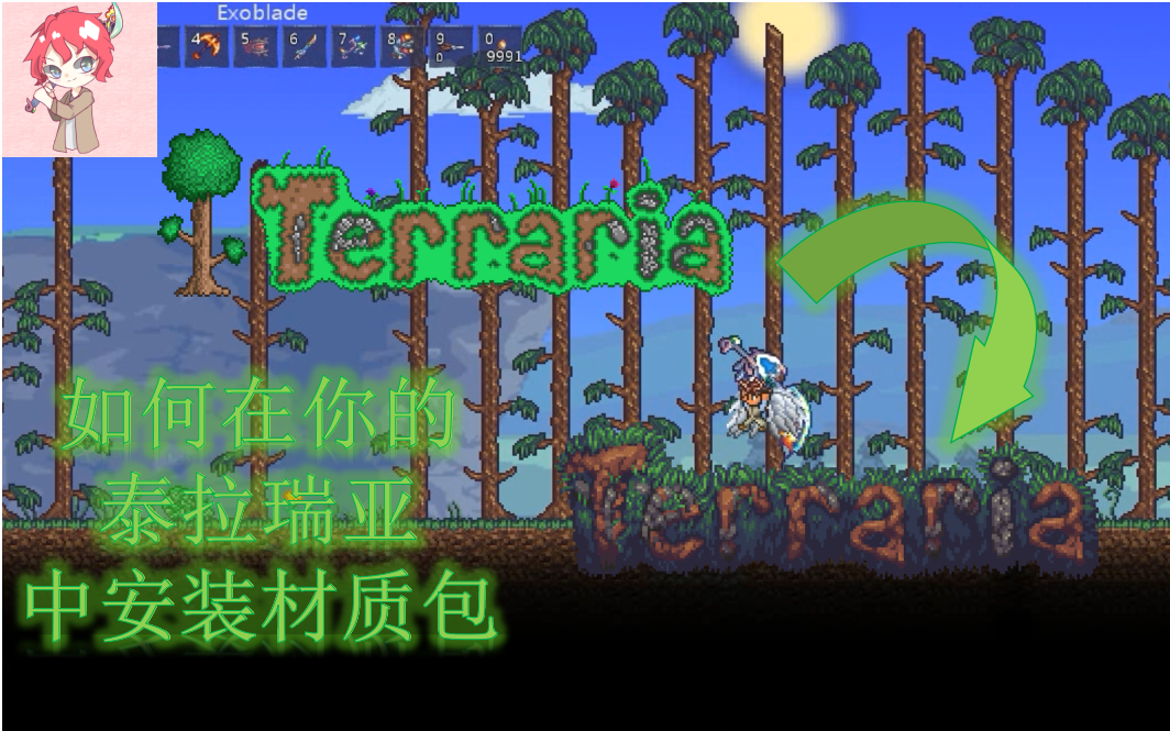 【仅1.3可用】如何在你的泰拉瑞亚中安装材质包