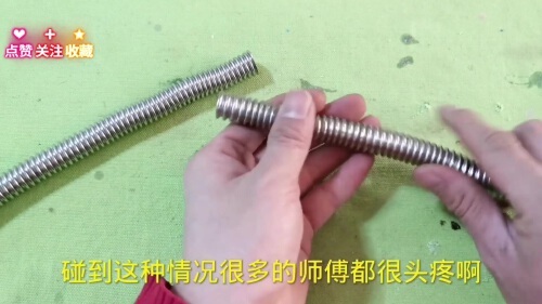 两根不锈钢软管怎么接?教你做卡套式接头,不漏水不漏气,超实用