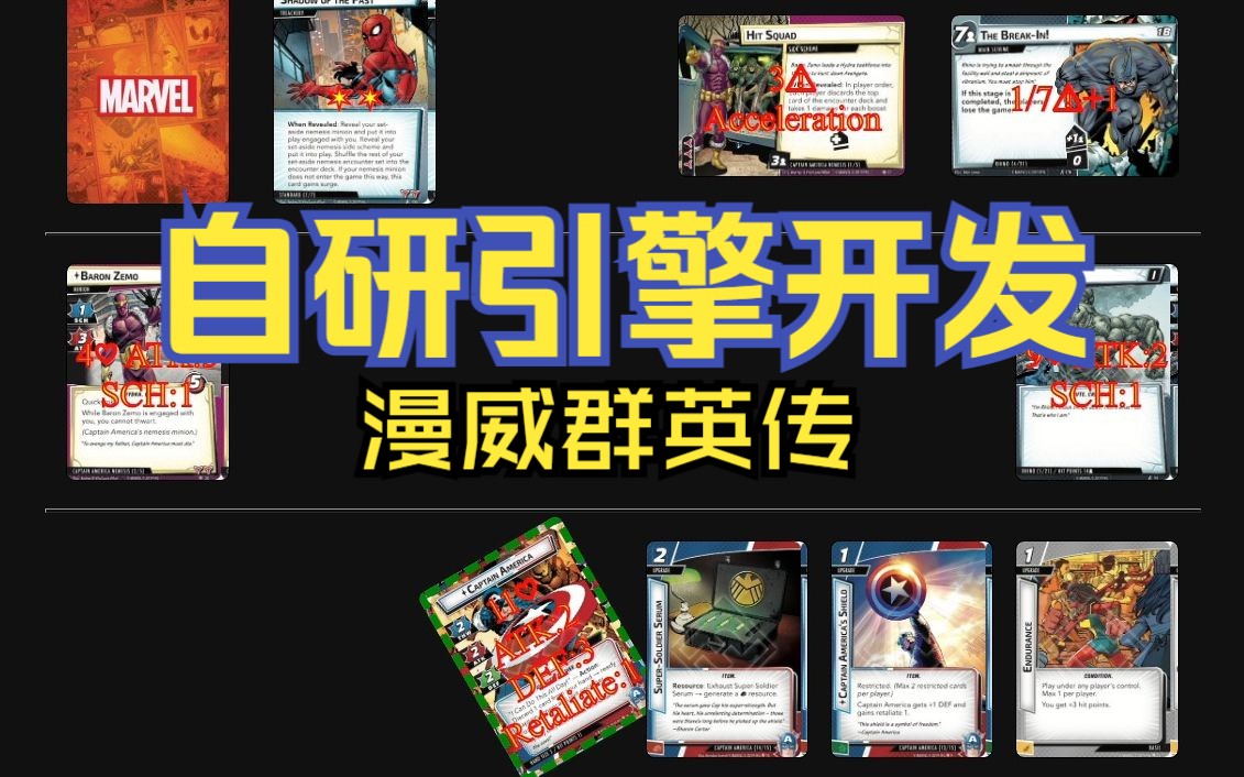 用 Python + HTML 开发的《漫威群英传》游戏演示