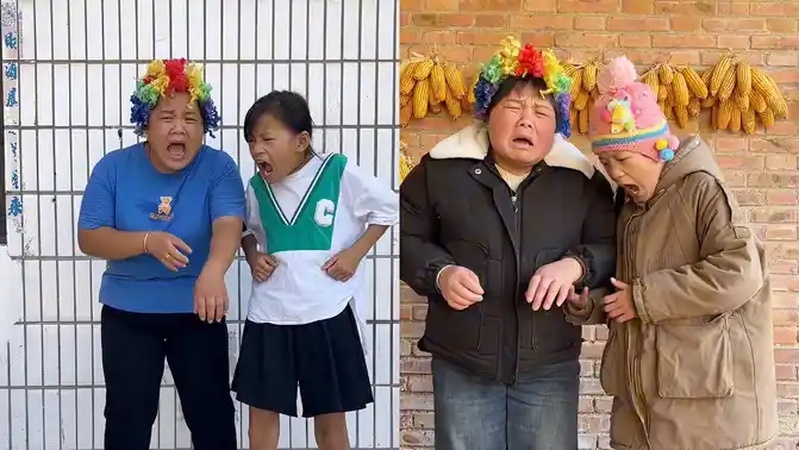 妈妈今天被狗咬伤了,小朋友很胆心