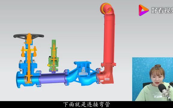 「3D模型」稳稳消防工程师消防水泵接合器各组件作用动画讲解