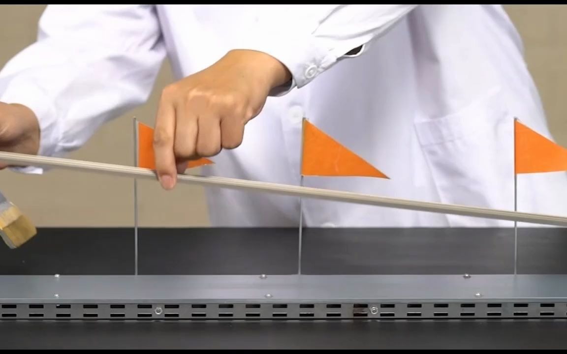 物理实验 新版教材实验 实验仪器介绍 伽利略斜面实验 第二个斜面实验