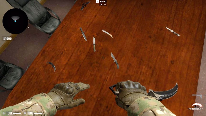 CSGO可免费体验全部近身武器地图,买匕首前记得先来体验一下