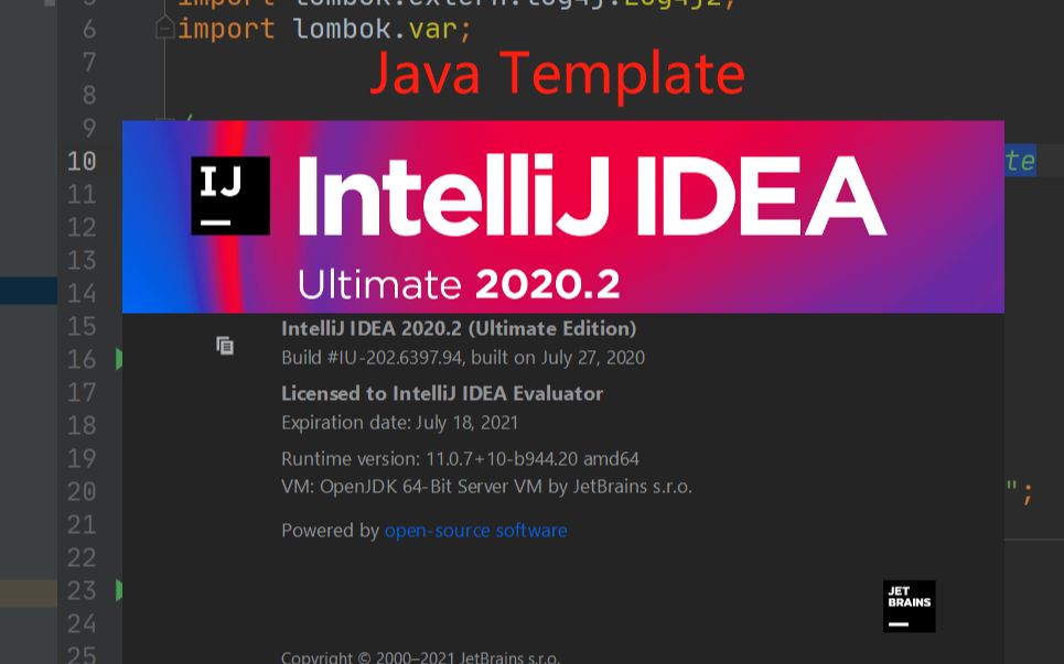 冲鸭【IDEA】代码自动补全【IDEA】 Java Template【IDEA】快捷键