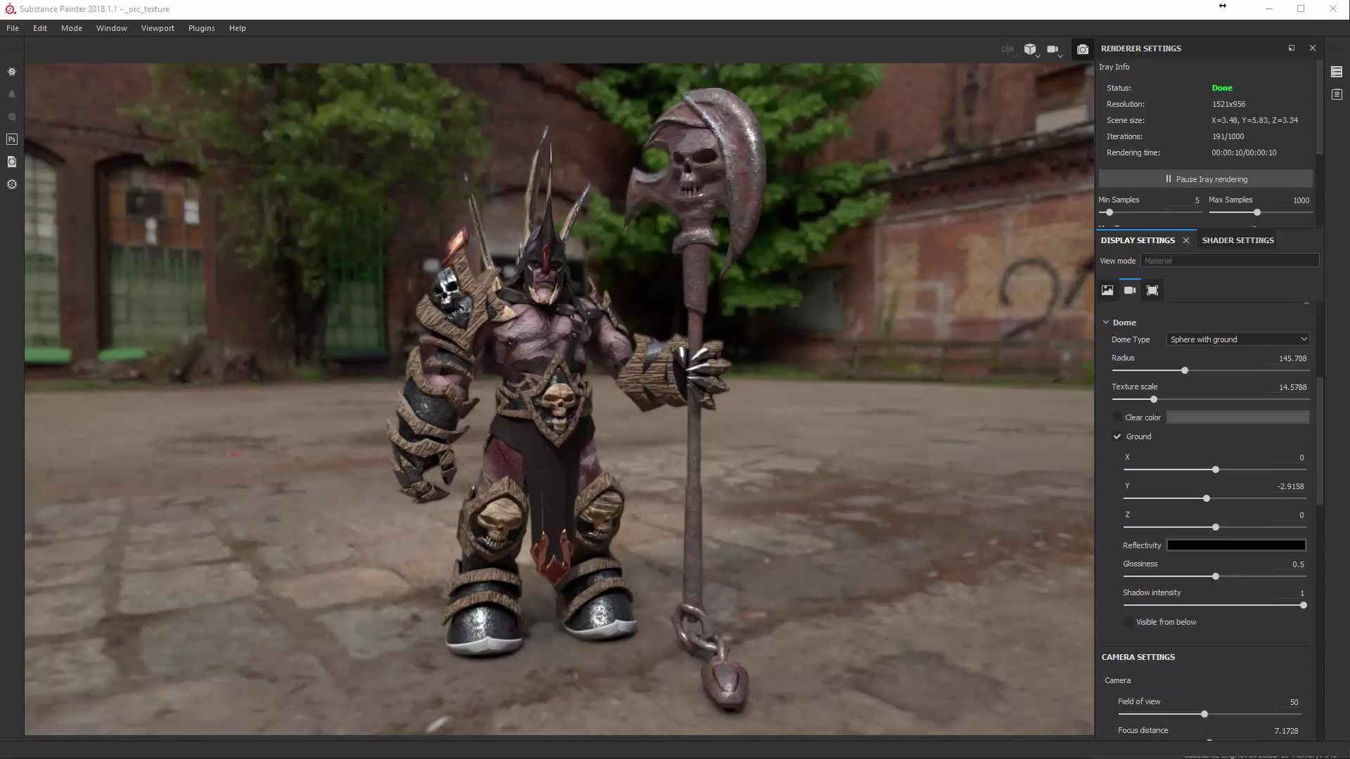 SubstancePainter2018_3D模型导入Unity