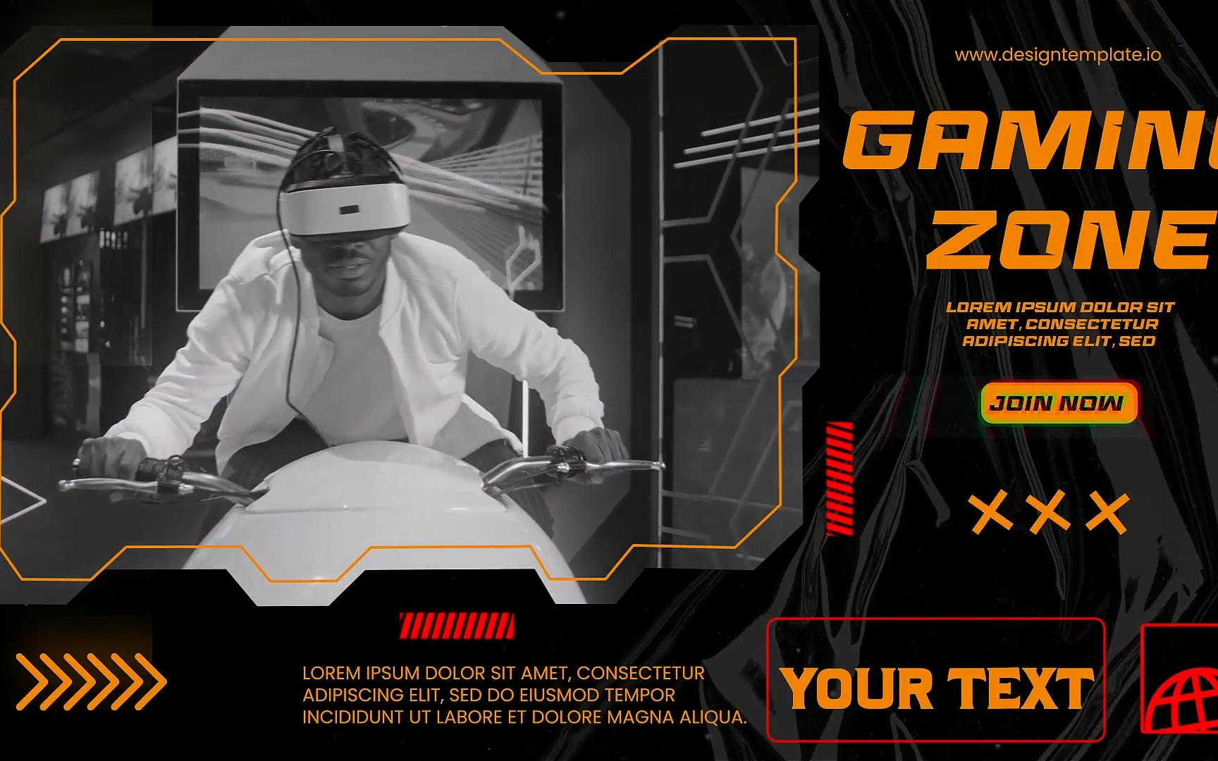 AE模板-赛博朋克游戏时刻VR头盔穿戴设备介绍元宇宙时尚人物主播...