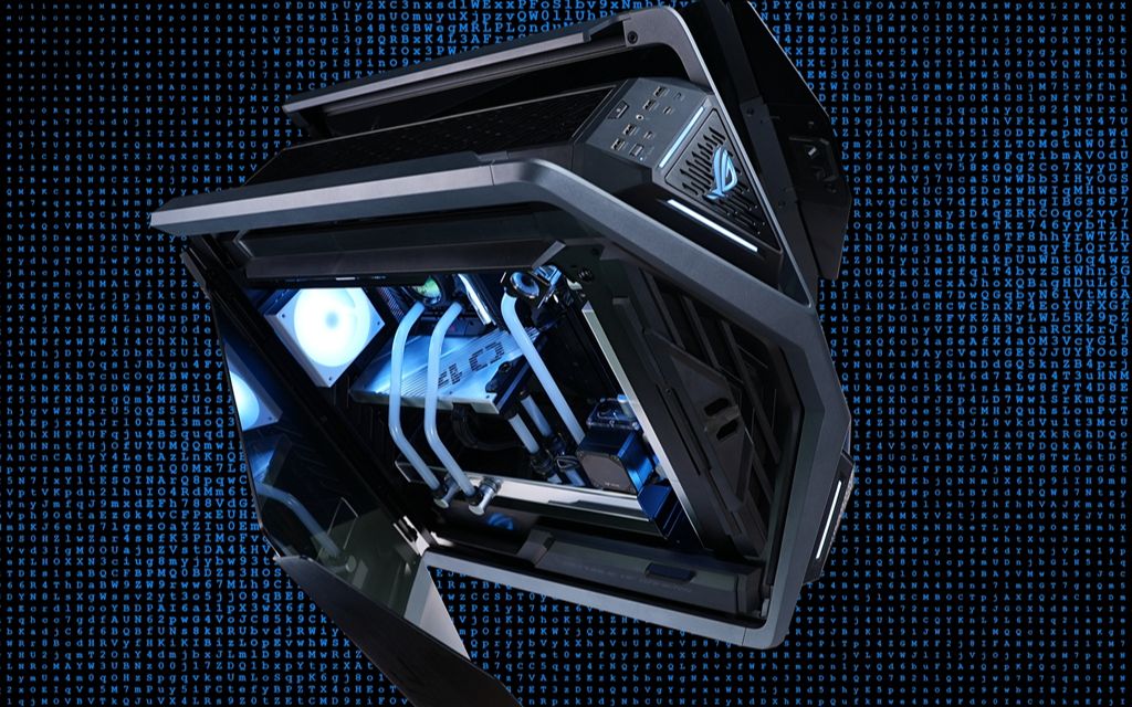 迟到的华硕创世神分体水冷方案 45°狂魔来咯!