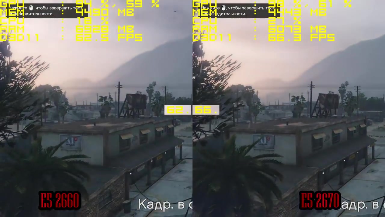 多款游戏E5 2660 vs E5 2670对比(没字幕也可以看系列)