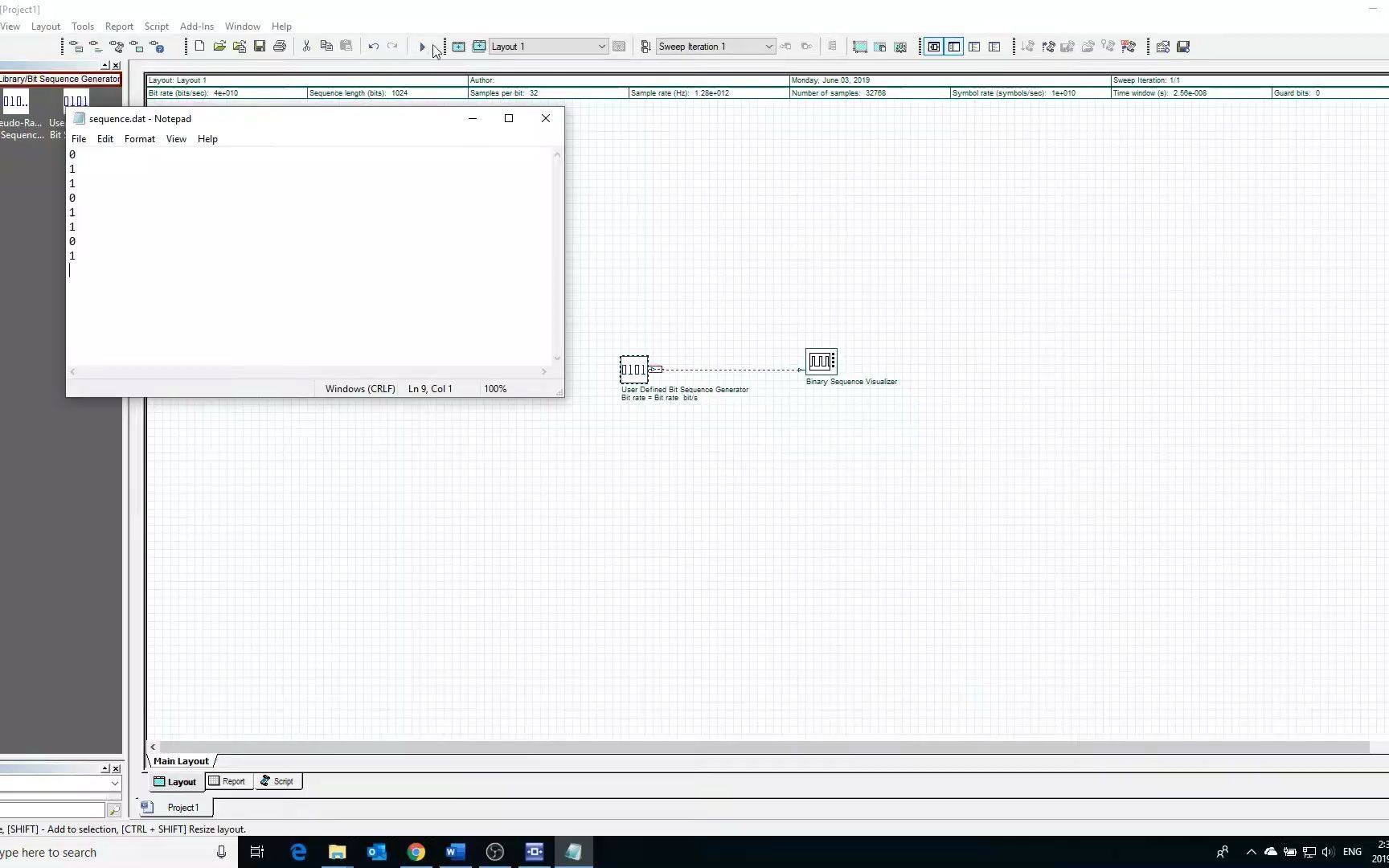 How To Set Up A User Defined Bit Sequence Generator In OptiSystem