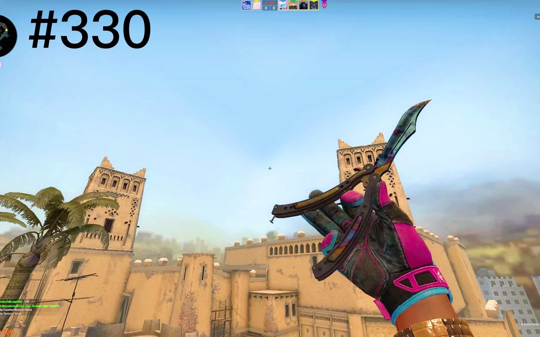 CSGO表面淬火玄学饰品模板推荐 #蝴蝶刀篇