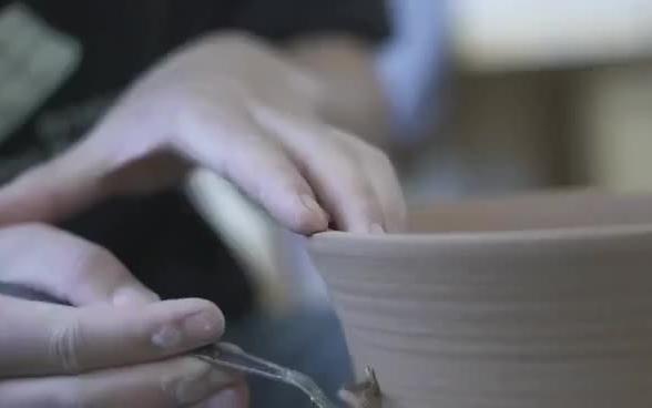 陶瓷 陶艺 刻花洗的制作,下篇。