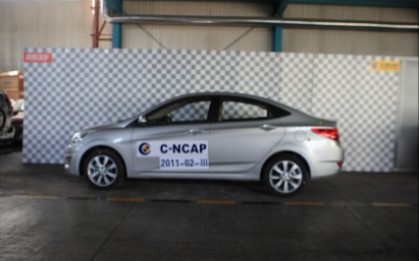 2011 北京现代 瑞纳 全面碰撞测试 c-ncap