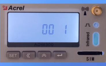 安科瑞无线物联网电表ADW300-4G按键上传运维能耗平台操作方法
