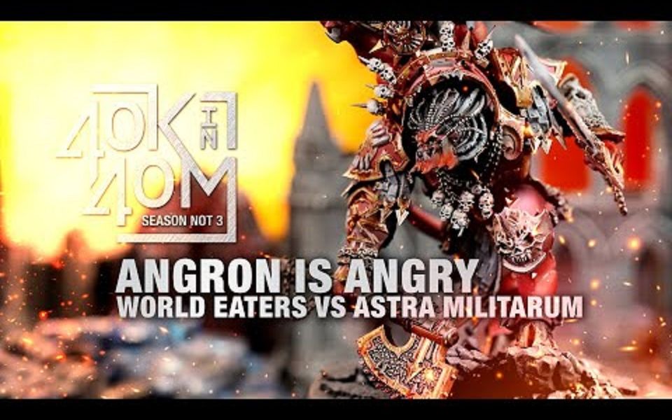 [战锤40K] 吞世者 VS 帝国卫军 40分钟40K( Play On Tabletop)