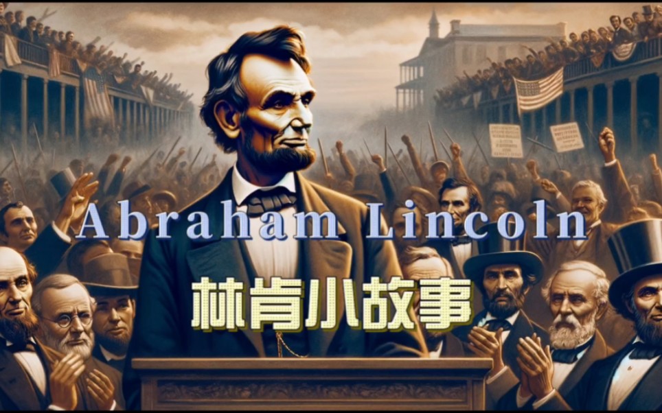 美国总统林肯的故事 跟AI学英语动漫系列