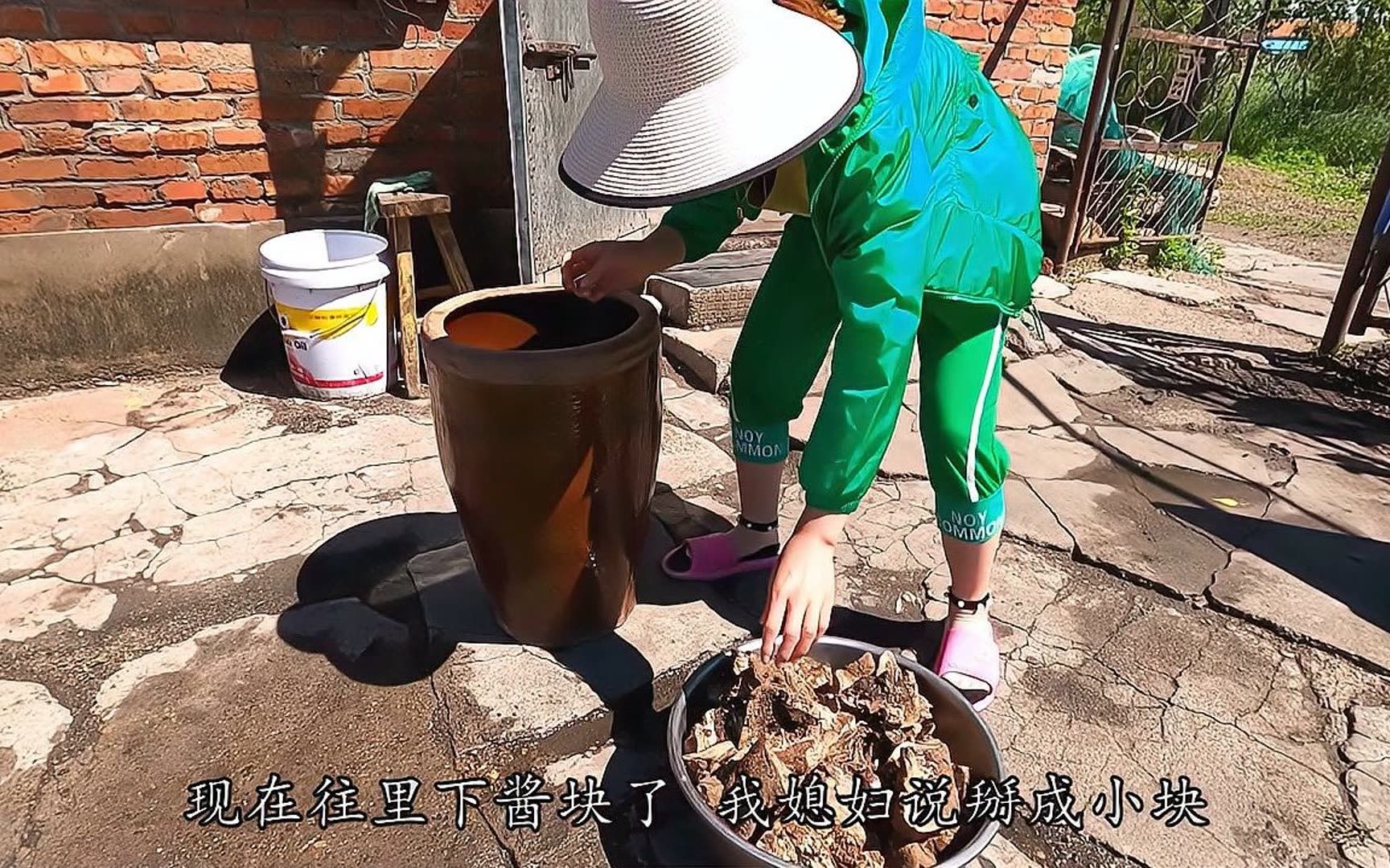 东北媳妇下农家酱,按步骤10天就能发酵,30天就能吃上新大酱