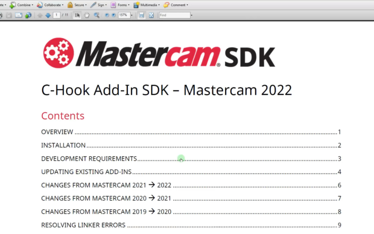 Mastercam二次开发SDK安装及注意事项