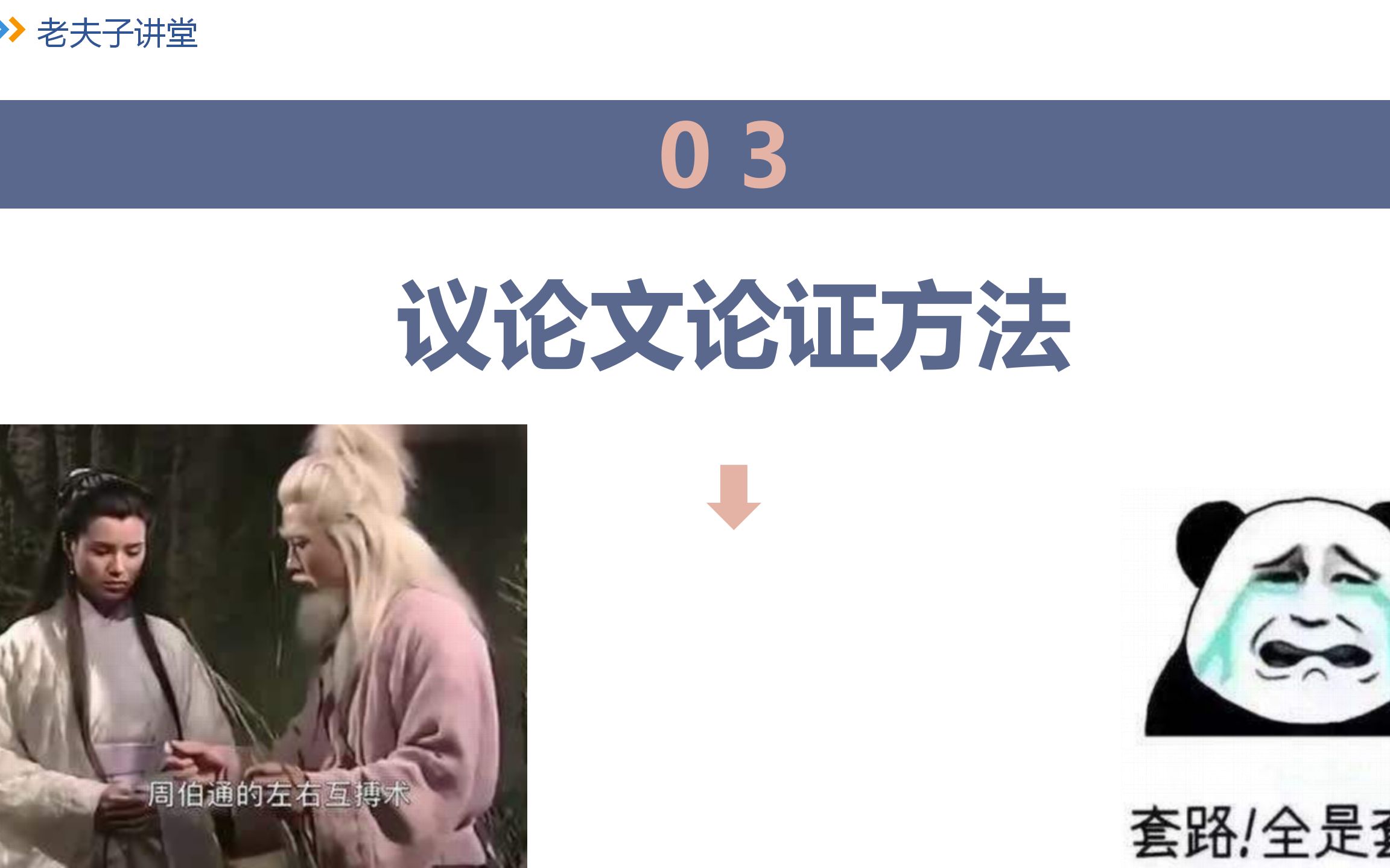 老夫子讲申论与时评14:论证方法总结