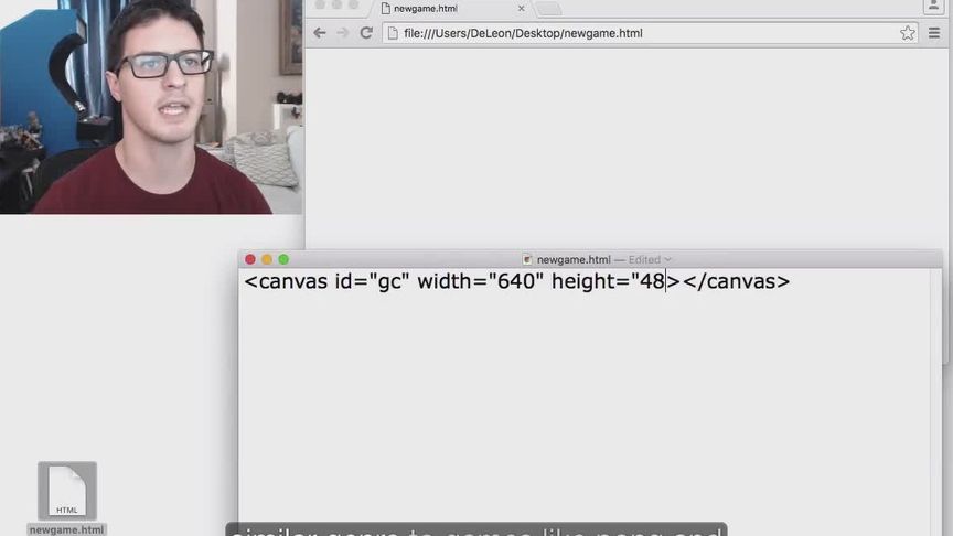 用JS花5分30秒写一个HTML5小游戏