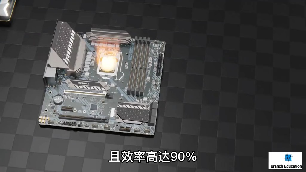 台式电脑的3D动画拆卸,电脑内部每个组件功能运行原理#硬件 #硬盘 #...