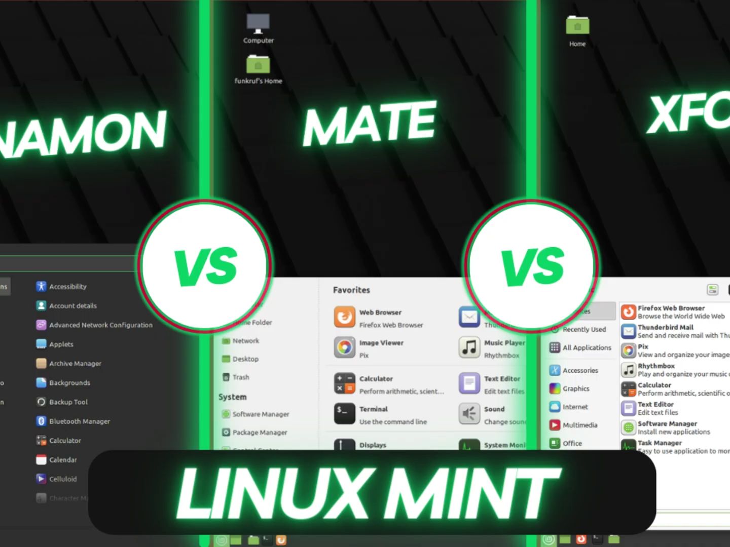 Linux Mint | Cinnamon vs MATE vs XFCE | 您应该使用哪一个?