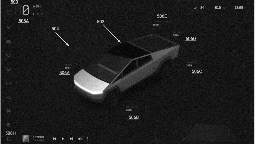 #特斯拉 电动皮卡UI界面曝光,不出意外的话,Model