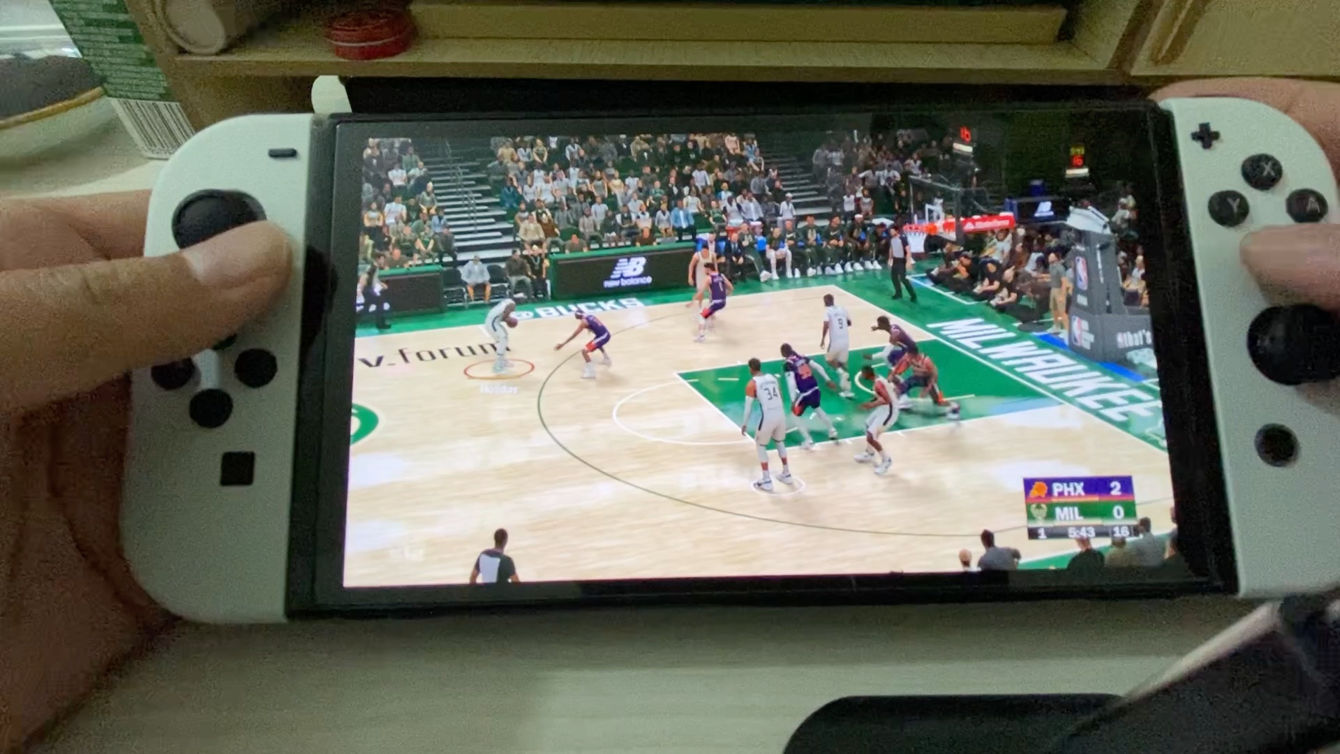 Switch oled版NBA2K22试玩实录