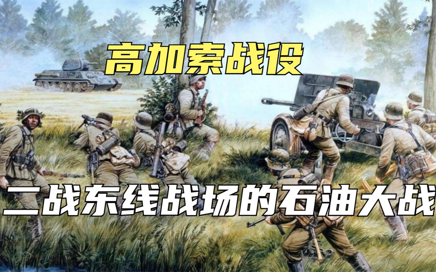 高加索战役:第二次世界大战,苏德两军在东线战场展开的石油大战