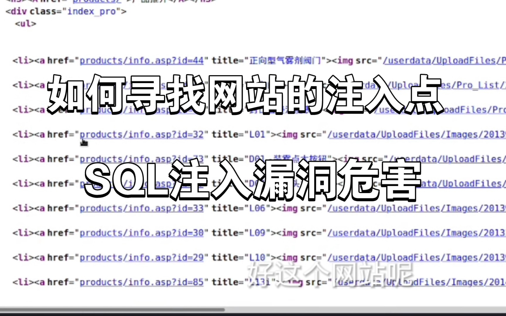 如何寻找网站注入点,黑客必备
