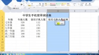 Excel文档“中学生手机使用调查表.xlsx”
