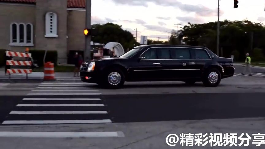 美国新任总统会见日本首相,这车队阵容超级豪华,哈雷开道!