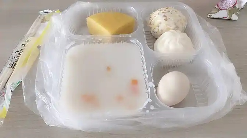 隔离酒店安排的早饭,实话实说,一起看看吧!