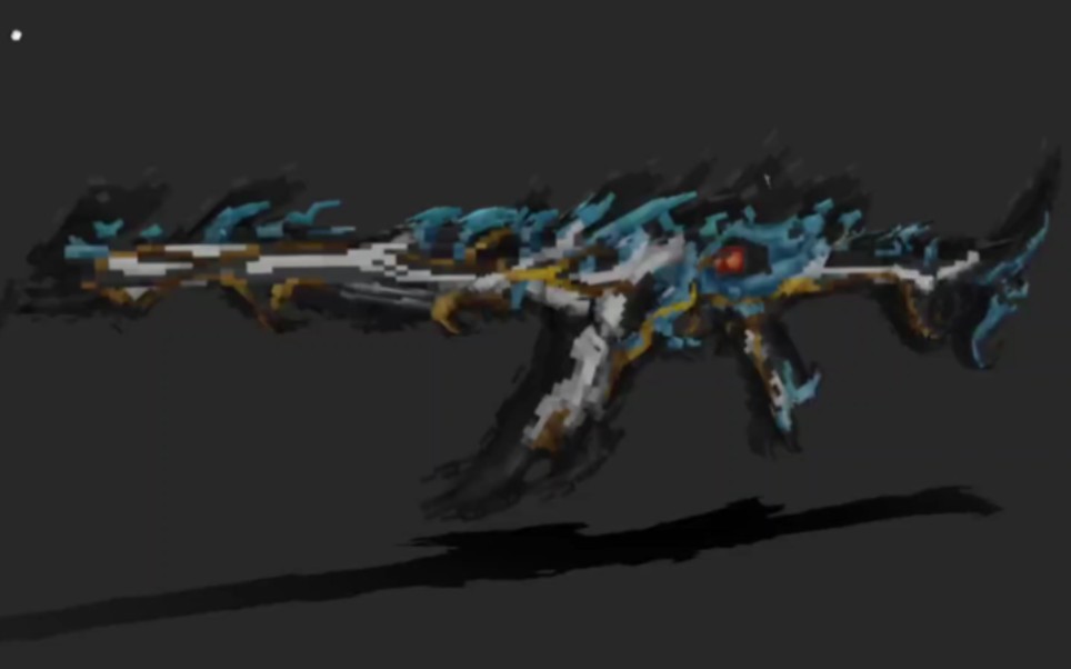 使命召唤手游Type_19-丹青万壑-定制模型展示