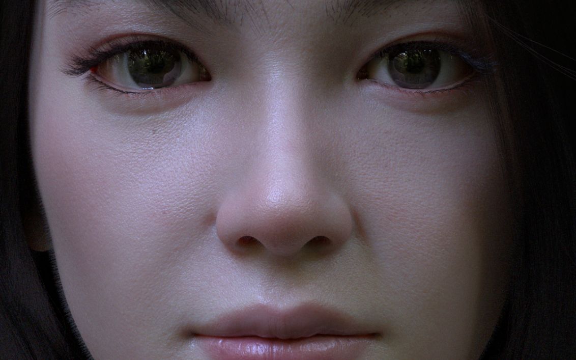 写实女孩制作流程