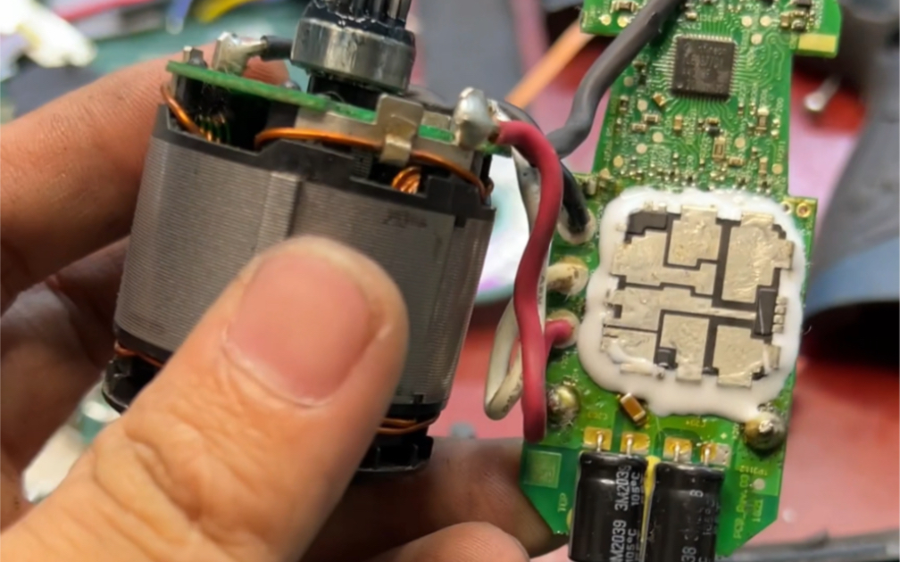 维修博世GSR12-35电钻 核心零件损毁