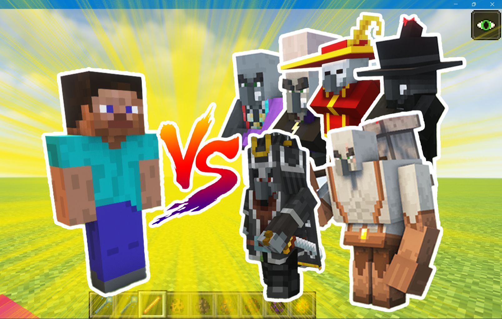 Minecraft (我的世界):THE BOSS VS 災厄六人組 1.19.2_我的世界