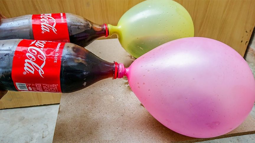 5个简单易学的科学小实验,用碳酸饮料和盐就能轻松吹气球?