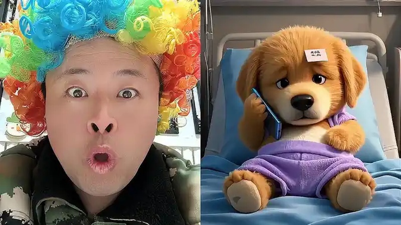 小狗狗感冒了,生病了