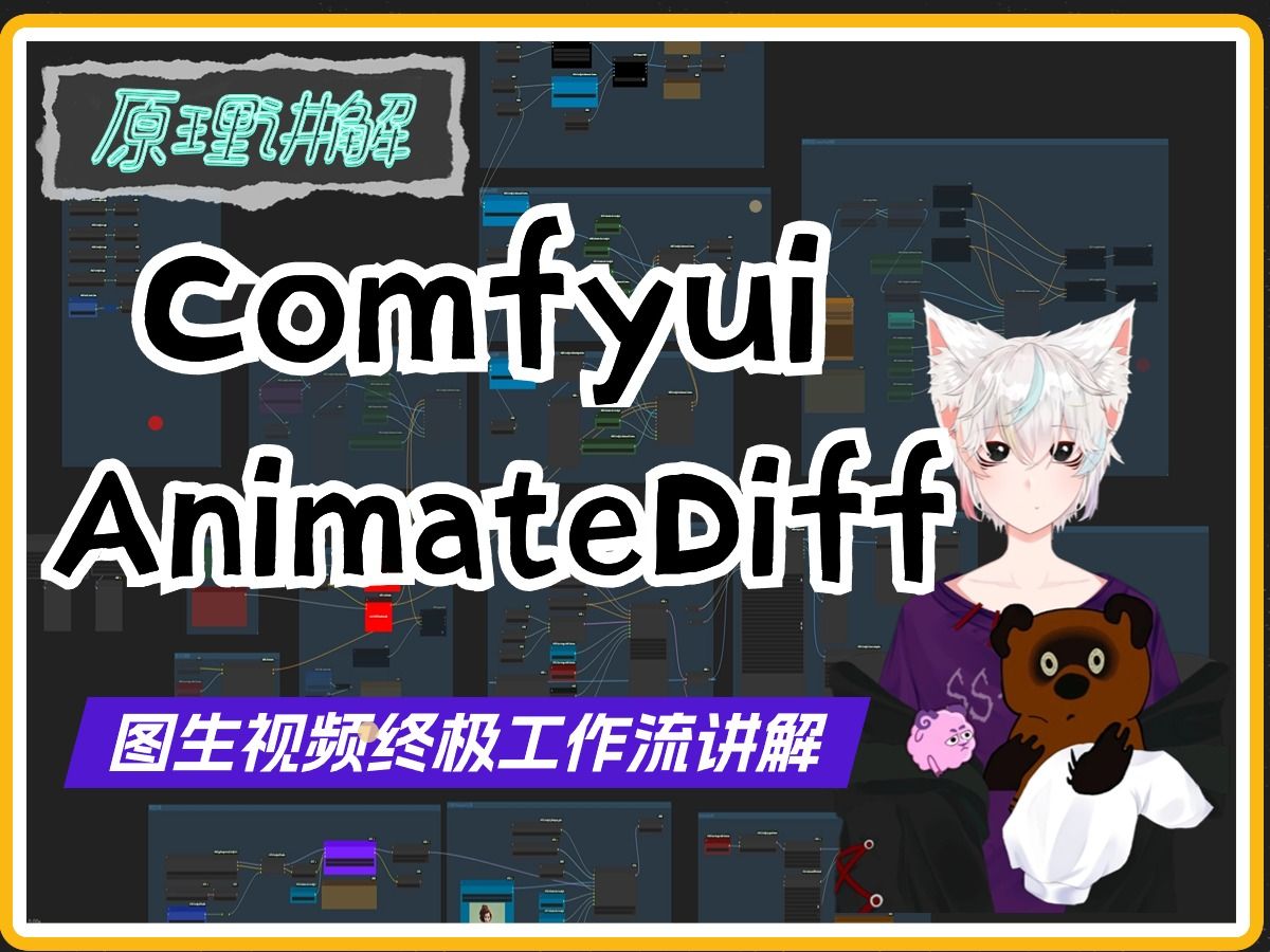 Comfyui系列视频第12期:AnimateDiff图生视频终极工作流从原理讲解从...