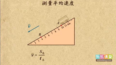 学习测量物体运动的平均速度