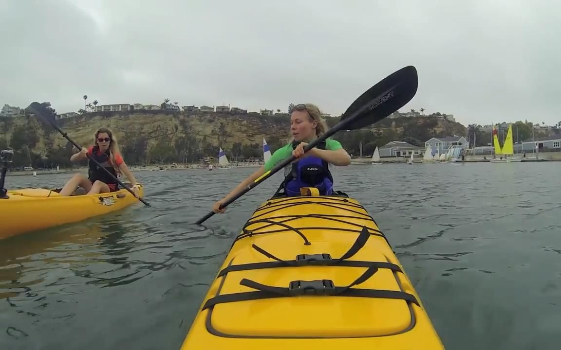 皮划艇初学者教学KAYAK