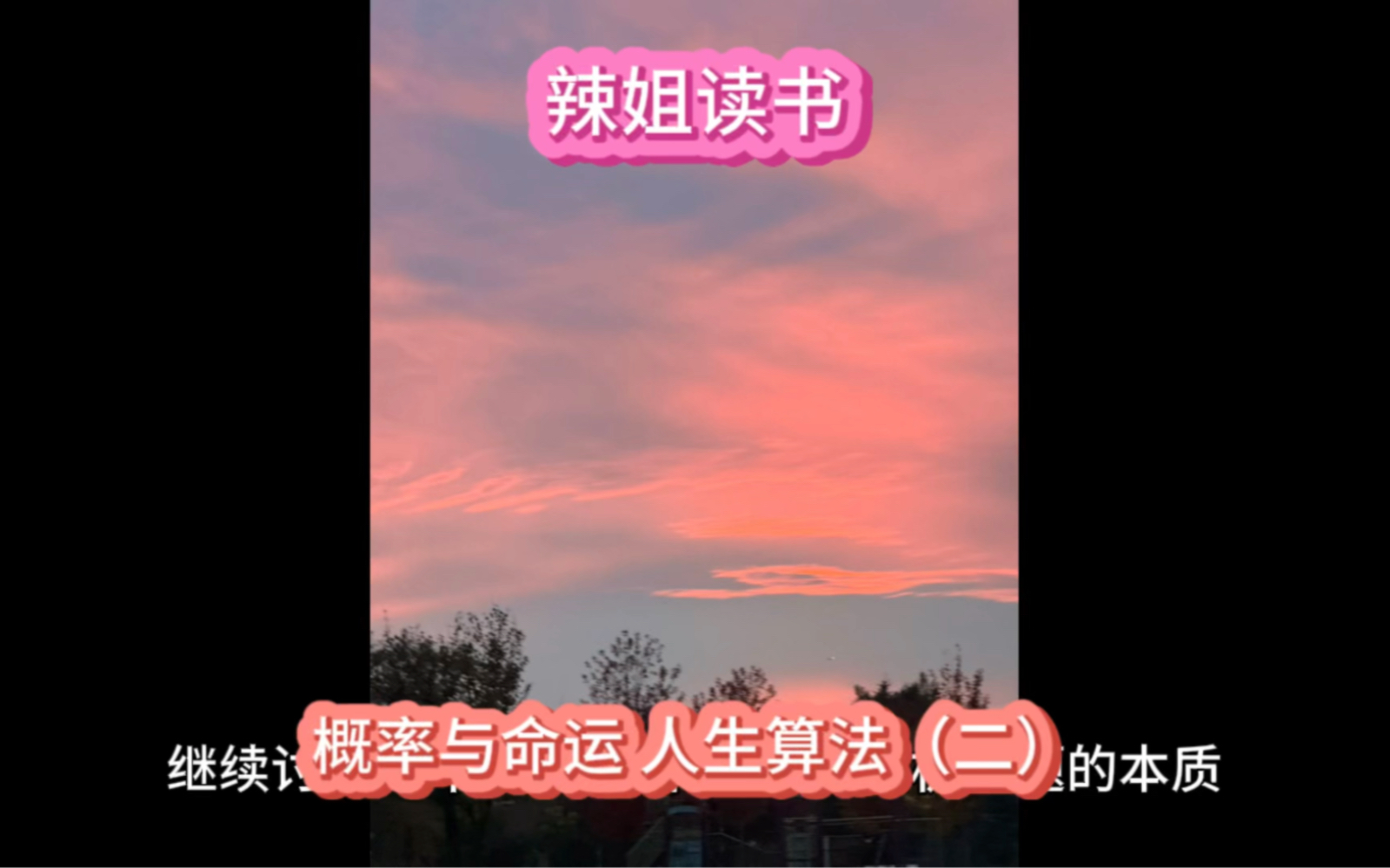 概率与命运 人生算法(二)